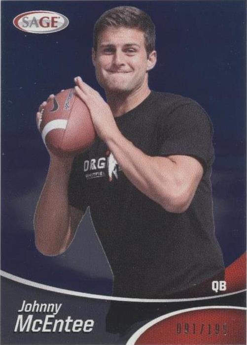 2013 SAGE - Johnny McEntee #SP33 /199 (RC) for sale online | eBay
