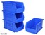Rhino Tuff Plastic Parts Bins - Blue Red or Yellow Garage Shelving ...
