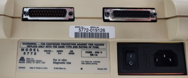 Bayer 6470 Clinitek 500 Urine Chemistry Analyzer Lab Laboratory for ...