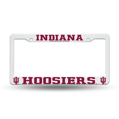 Indiana Hoosiers Plastic License Plate Frame. #119 | eBay