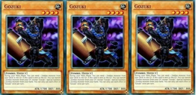 3X GOZUKI 3X *** (PLAYSET) MINT/NM OP06-EN017 YUGIOH! | eBay