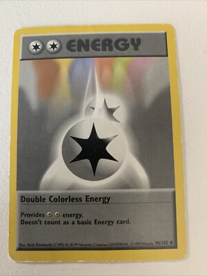Pokémon TCG Double Colorless Energy Base Set 96/102 Regular Uncommon | eBay