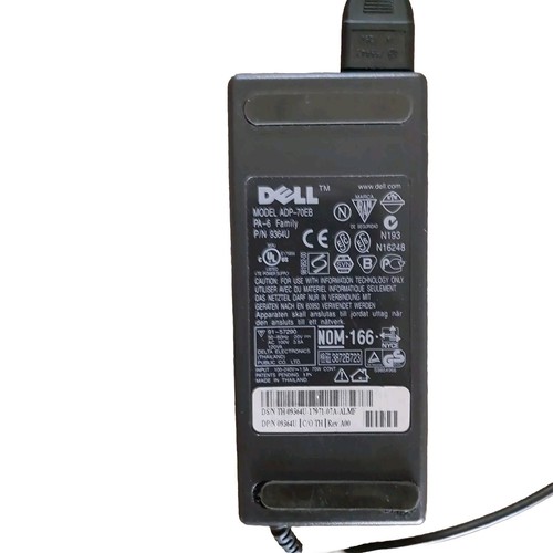 Dell AC Adapter Power Supply Model ADP-70EB Genuine OEM Power Cord P/N ...