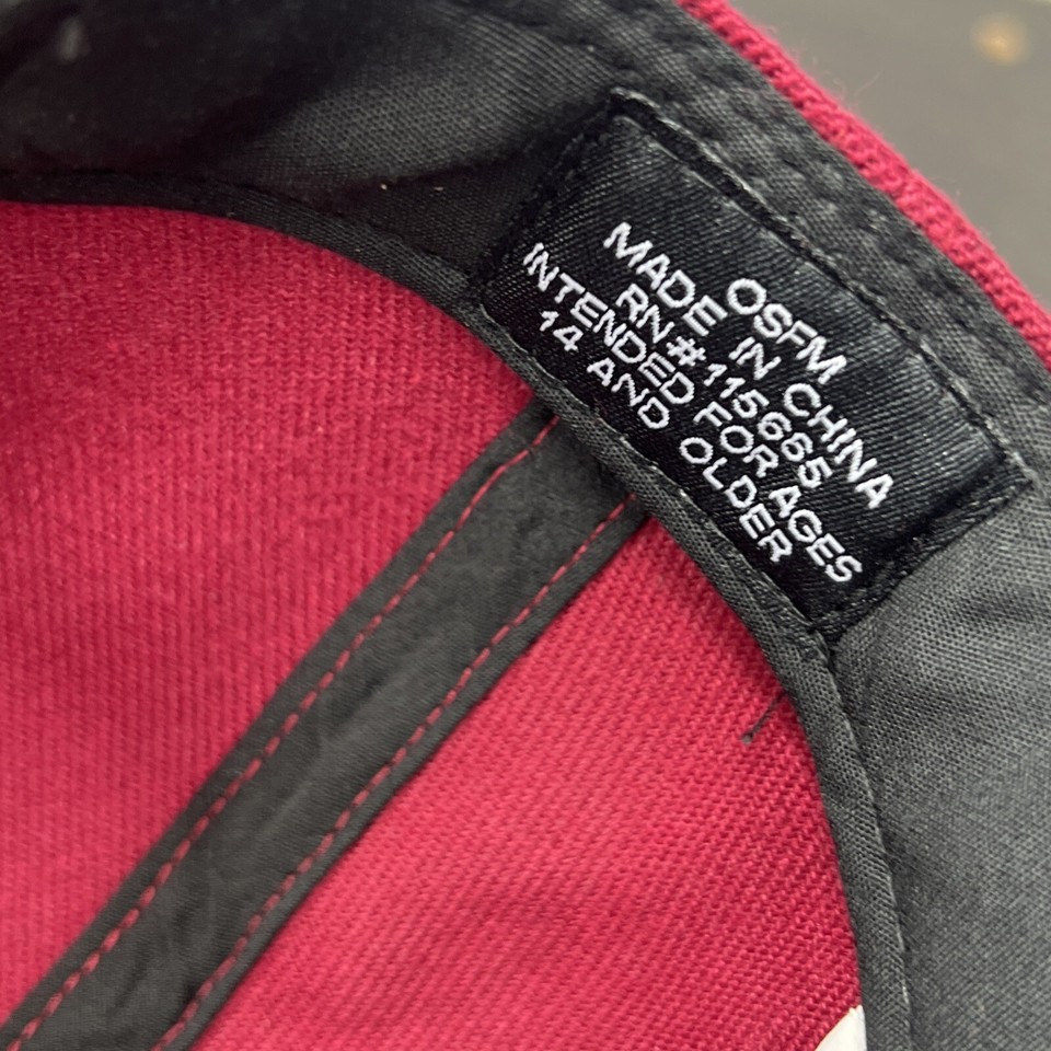 NEW! Dr Pepper Snapback Hat Cap Adult Adjustable Burgundy/Black | eBay