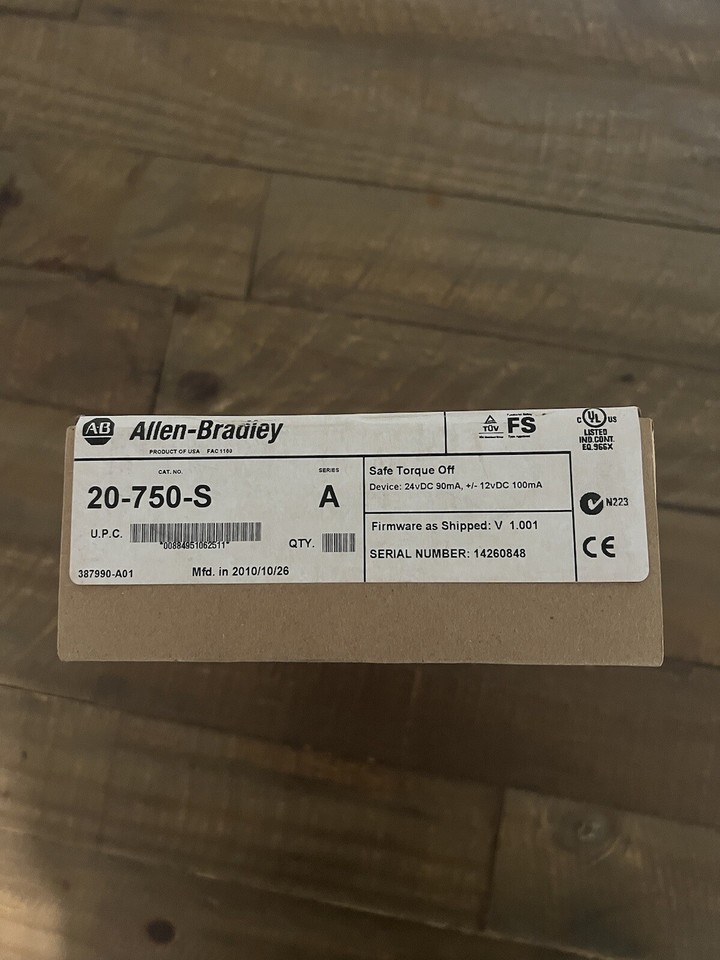 Allen-Bradley 20-750-S/ASafe Torque Off, NEW IN BOX 20-750-S | eBay