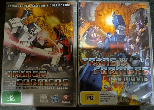 TRANSFORMERS GENERATION ONE REMASTERED, THE MOVIE DVD COMPLETE ...