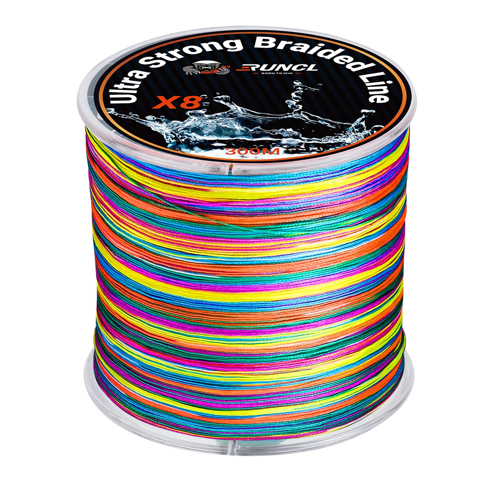 RUNCL Braided Fishing Line 8 Strand Abrasion Resistant Fishing Line ...