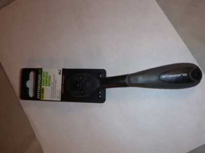NEW Pittsburgh Pro Composite Ratchet 1/4" w Push Botton Socket Release ...