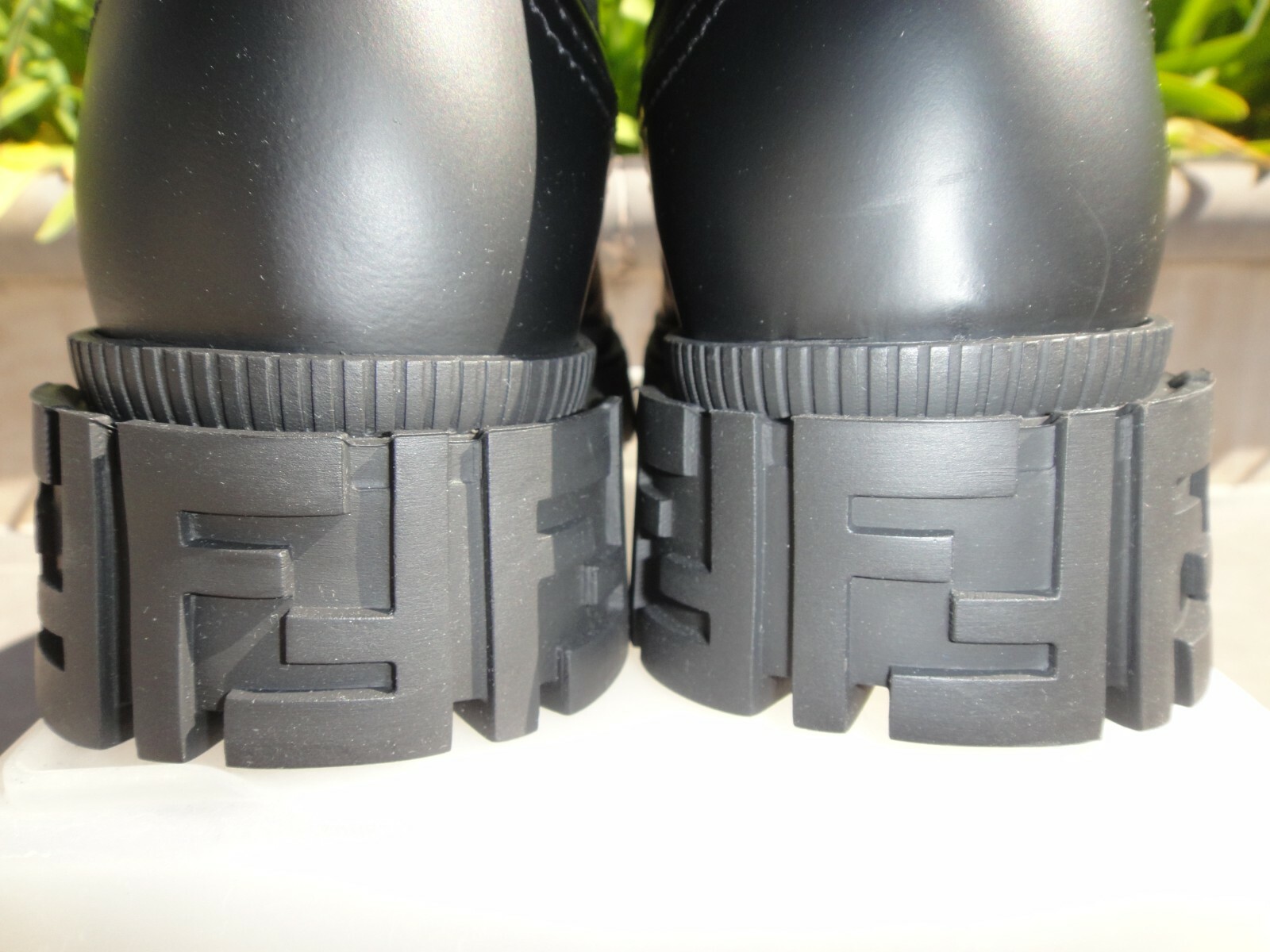 Fendi FORCE LUGGED CHELSEA Boots, Black Leather, Slip-on, Wmn Pick EU37 ...