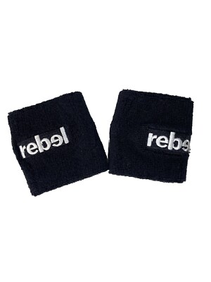 Rebel Sport Wrist Sweat Bands Black Unworn New | eBay Australia