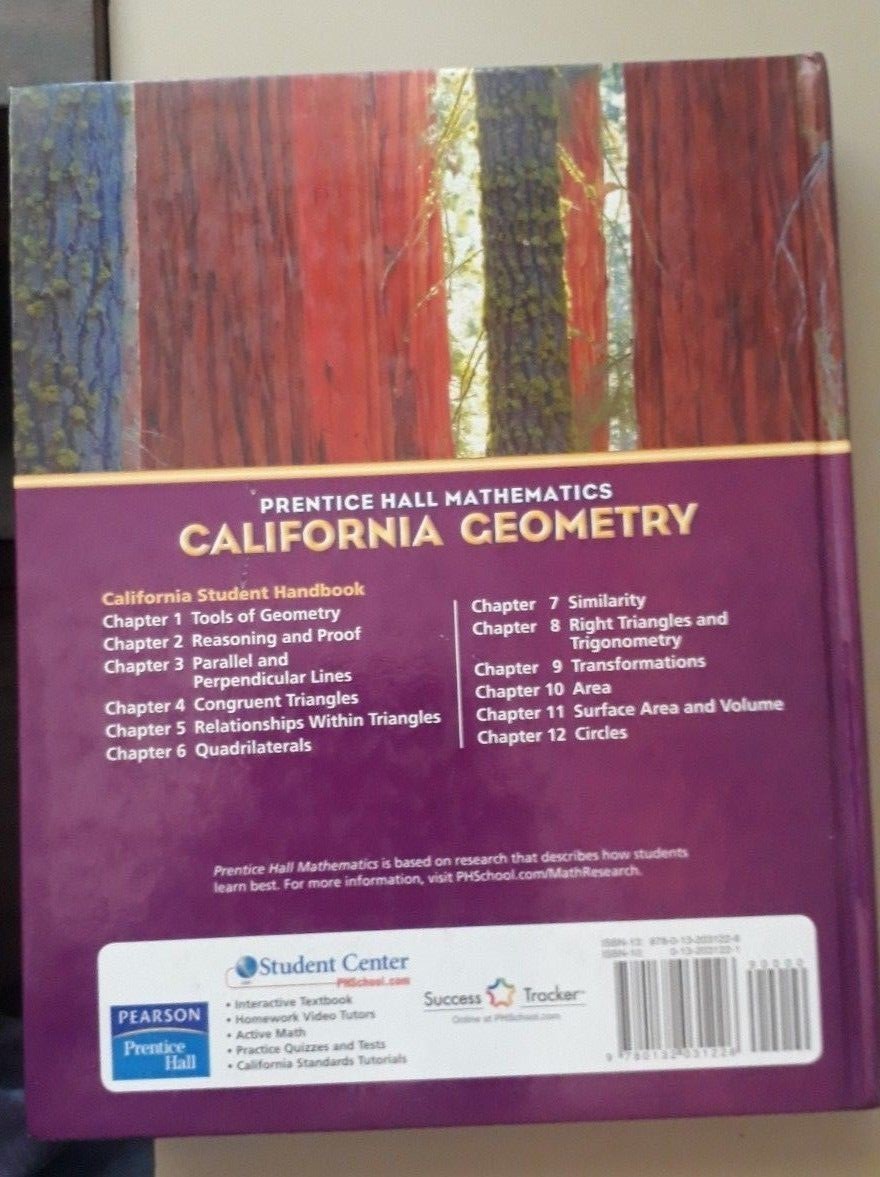 California Geometry (Prentice Hall Mathematics) ISBN:9780132031226 ...