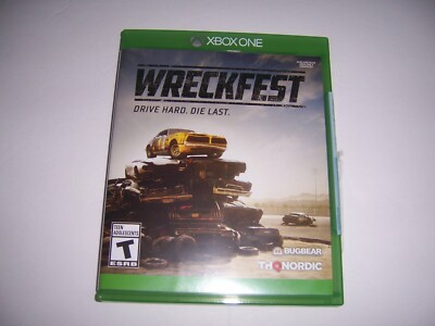Replacement Original Box Case Microsoft Xbox One XB1 for WRECKFEST *NO ...
