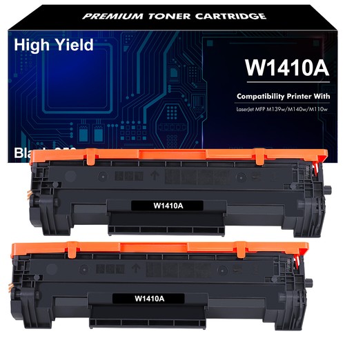 2PK W1410A 141A Toner Cartridge Compatible for HP LaserJet MFP M139w ...