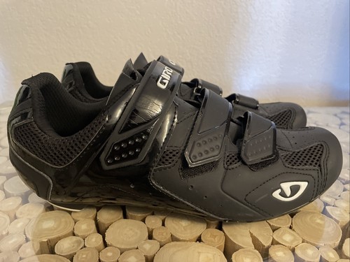 Giro Treble II Cycling Strap Shoes Black SPD 2/3 Bolt Cleats Men’s US ...
