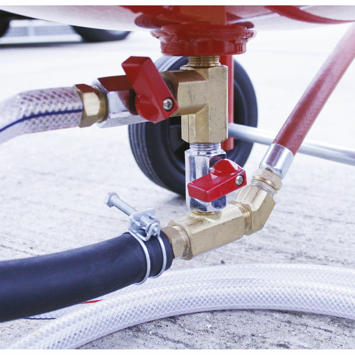 Sealey SB997 Shot Blaster Grit Sand 37L Blast Blasting with Gun & Water ...