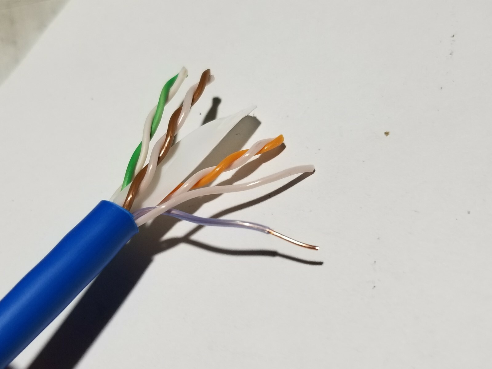 Commscope 2071E 23/4P Cat6 Gigaspeed XL U/UTP Plenum Network Cable Blue ...