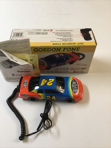 Jeff Gordon Fone #24 Dupont Chevrolet NASCAR Corded Phone | eBay