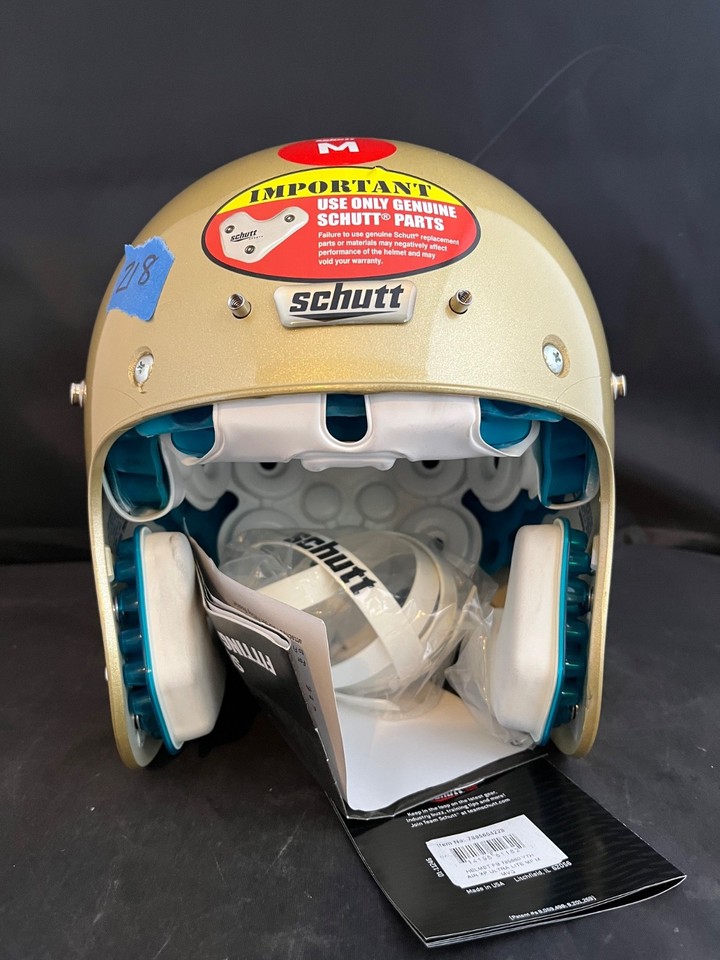 Schutt YOUTH AiR XP UL Football Helmet VEGAS GOLD New not used MEDIUM ...