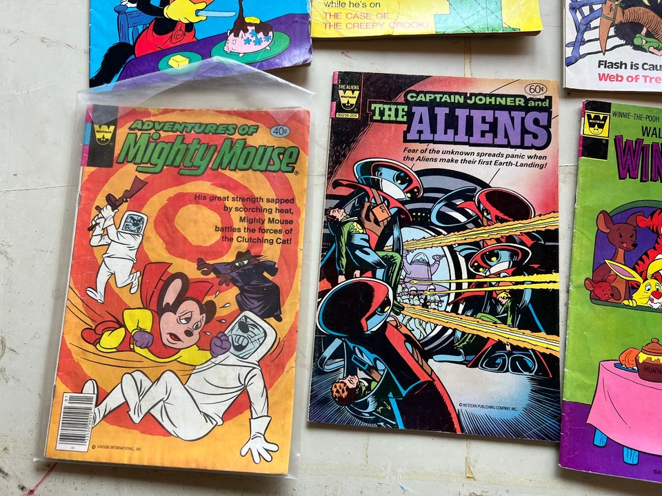 Whitman comics lot cartoon speed racer flash gordon mighty mouse 925 ...