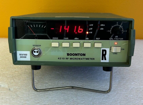 Boonton 4210 200 kHz to 18 GHz, (Sensor Dependent) RF Microwattmeter ...