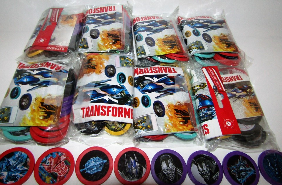 Transformers Age of Extinction Tokens 8 Complete Sets 192 Tokens Total ...