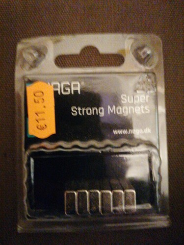Boîte De 6 Aimants Puissants Carrés Naga | eBay