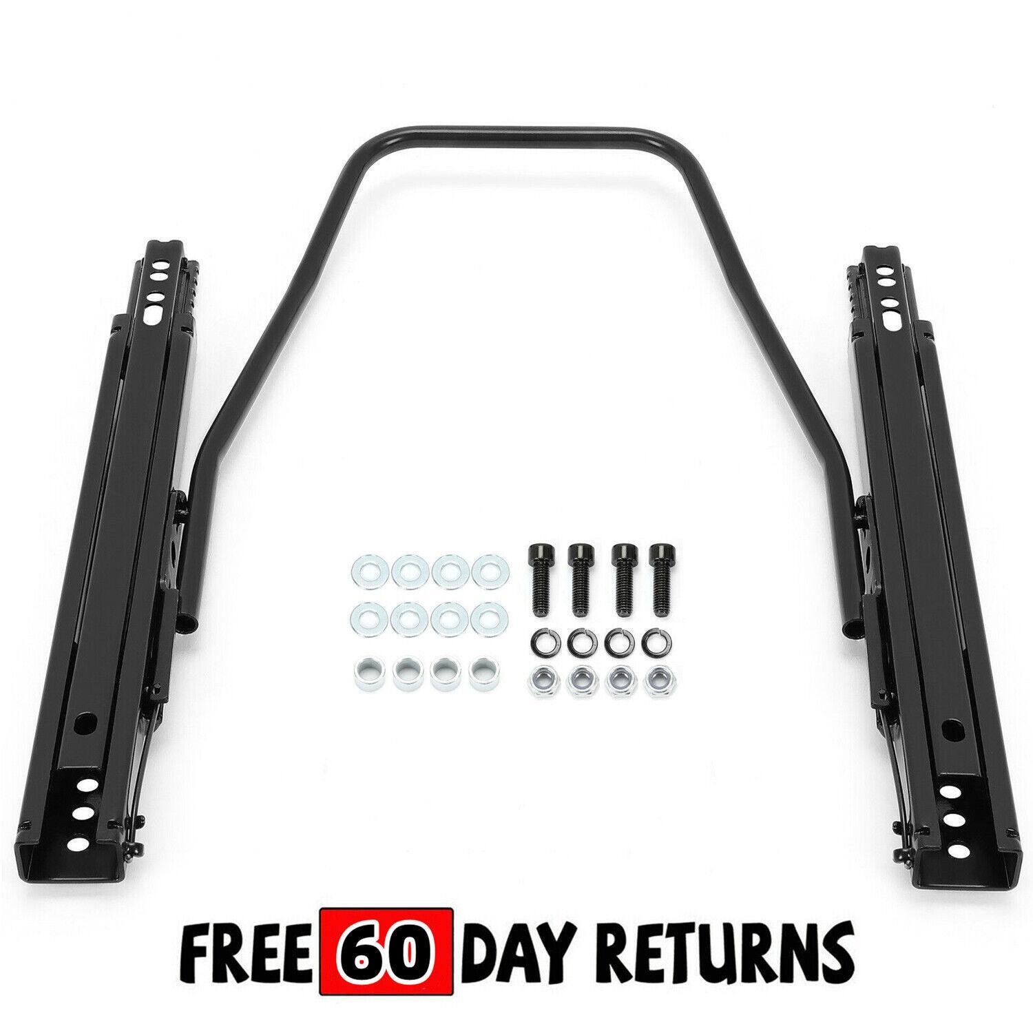 Universal Dual Lock Design Car Racing Seat Base Slider Rail Bracket ...