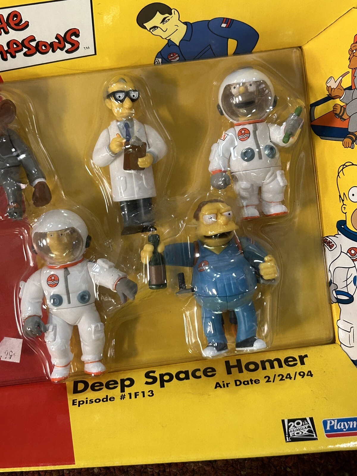 The Simpsons Deep Space Homer set of 5 New in Box Playmates Toy Set ...
