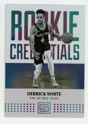 2017-18 Panini Status DERRICK WHITE Rookie Credentials Card #8 San ...