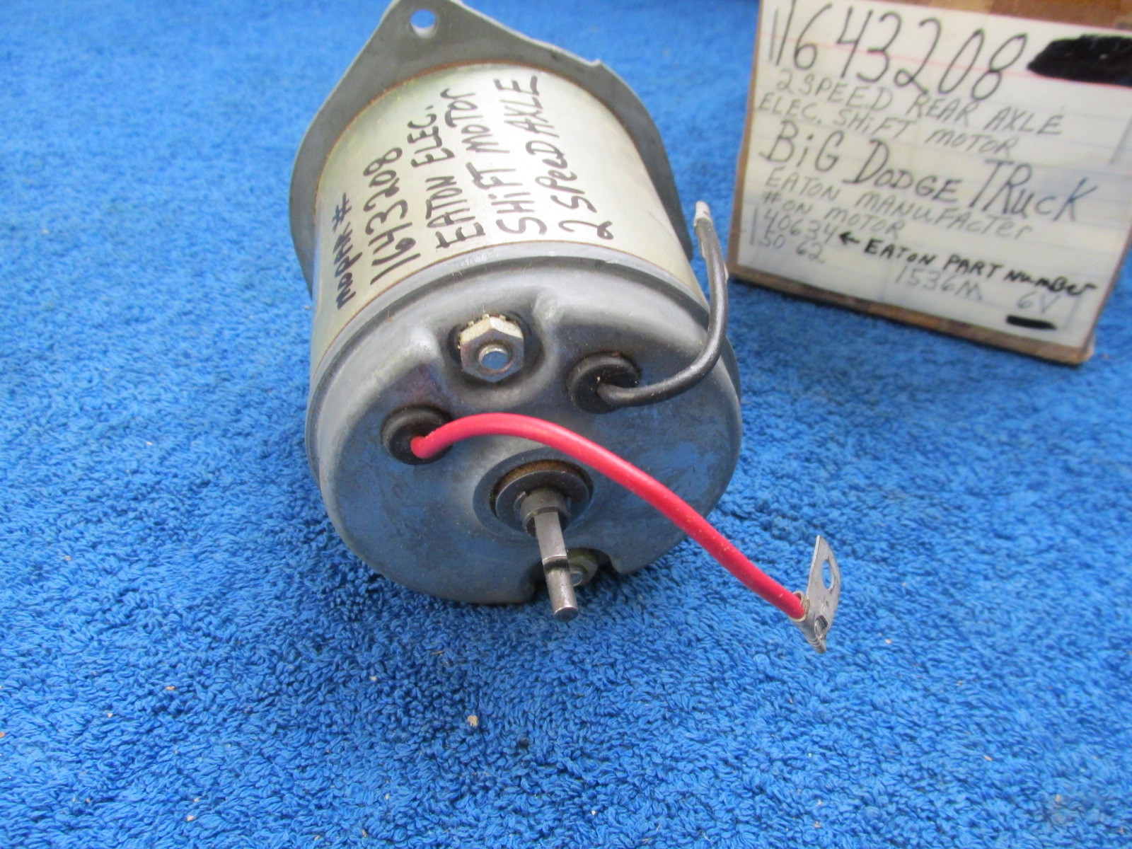 VINTAGE FORD & DODGE BIG TRUCK 6 VOLT 2 SPEED REAR AXLE ELEC SHIFT ...