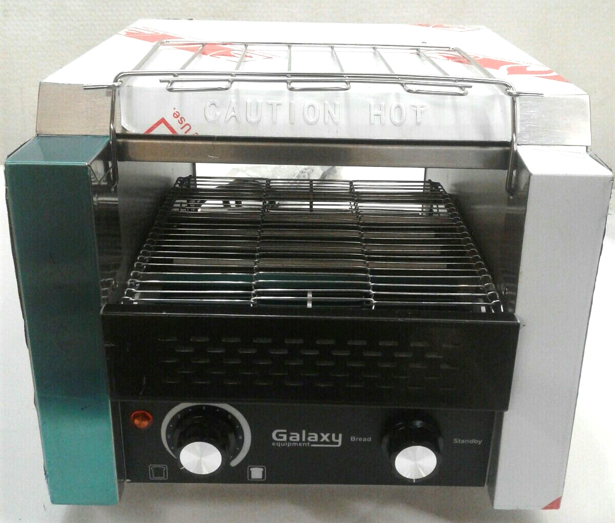 Galaxy 177GCT10 Conveyor Toaster 120V 1750W Adjustable Speed 10" Wide 3 ...