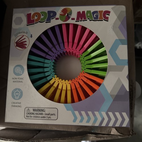 Grin Studios LOOPAMATIC! Sensory Fun Fidget Toy (Bold Colors) - NEW C | eBay