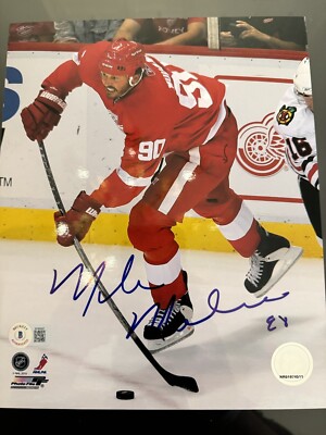 Mike Modano Signed 8x10 Detroit Red Wings Photo Beckett BAS COA | eBay