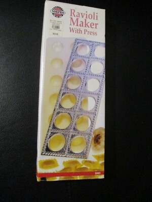 Norpro Ravioli Maker With Press #1043 Great Homemade Spinach,Cheese ...