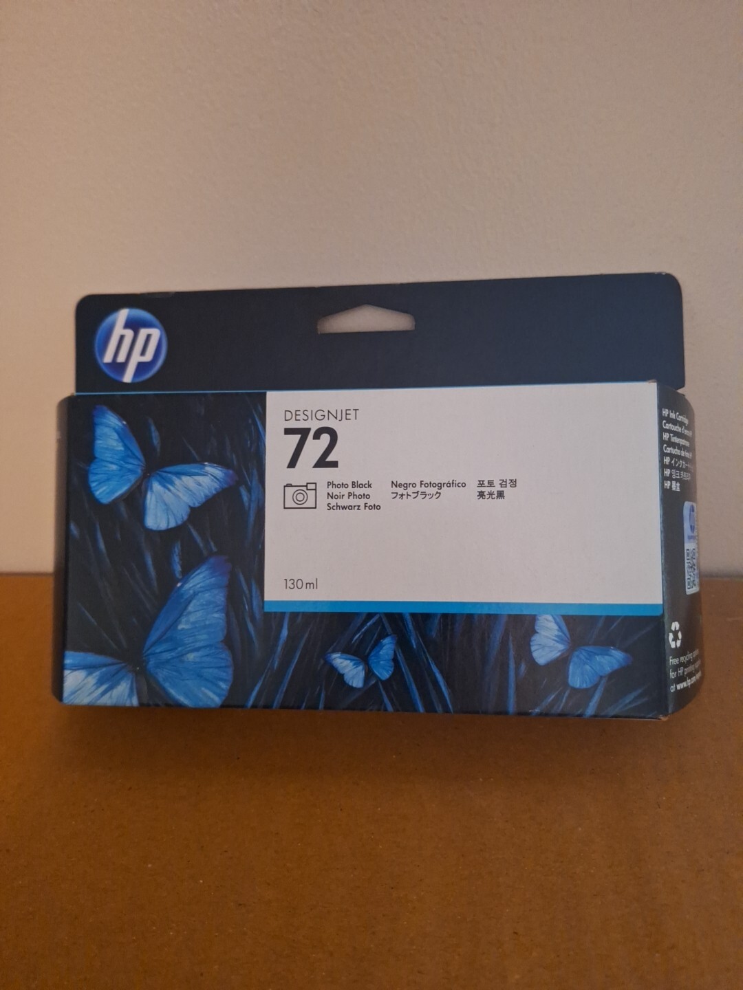 Genuine HP 72 DesignJet Photo Black 130ml ink Cartridge C9370A -- Brand ...
