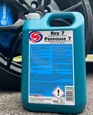 Autosmart Red 7 PH Neutral Wheel Cleaner and Fallout Remove 5 L | eBay UK