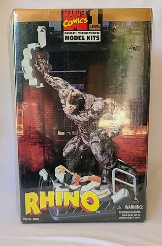 Rhino Toy Biz Marvel Comics Level 1 Model Kit SEALED 1998 Spider-Man 7. ...