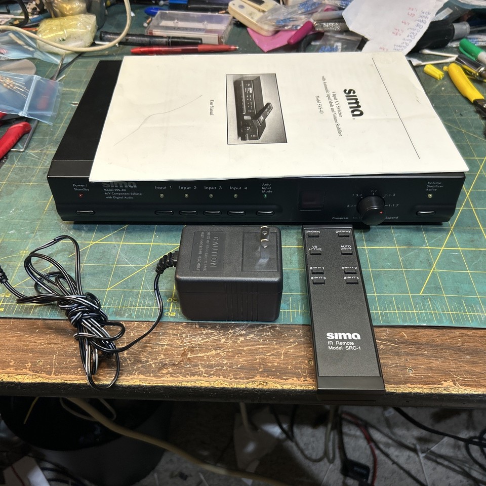 Sima SVS-4D A/V Component Selector With Digital Audio | eBay