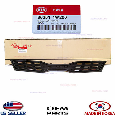 GRILLE RADIATOR FRONT GENUINE!!! KIA RIO HATCHBACK 2012-2015 863511W200 ...