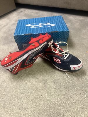 Boombah SHRGM Navy/Red Size 12 Cleats - New with box | eBay