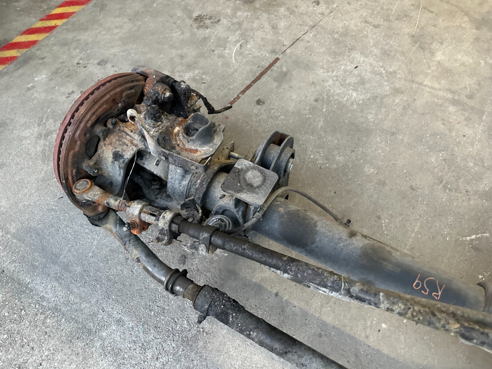 2017-2022 FORD F250 F350 FRONT AXLE ASSEMBLY 3.55 (3J) 4X4 39K MILES ...