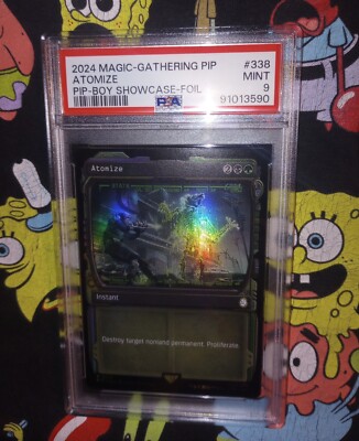 MTG Fallout Atomize Showcase Foil PSA 9 | eBay