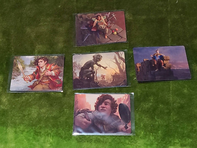 MTG "LOTR" Art Series x5 Sam Loyal Attendant,Smeagol Helpful Guide ...