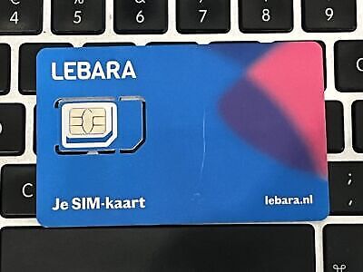 Lebara NL +31 SIM karta Prepaid Card Aktywne | eBay