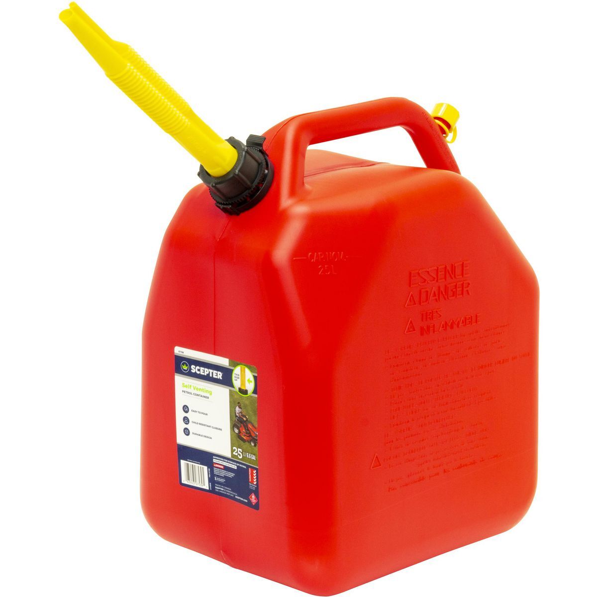 Scepter Petrol Fuel Can 25L Red | eBay