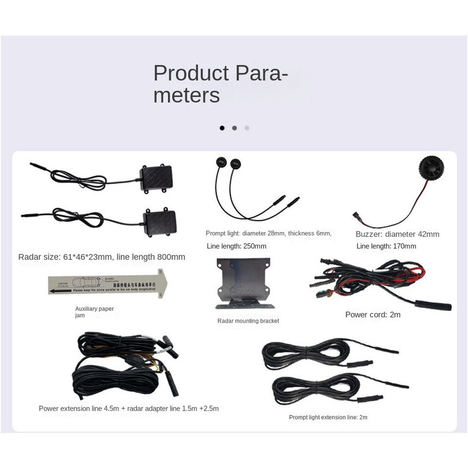 24Ghz BSD Car Blind Spot Sensor Wave-Radar Change Lane Safer BSM ...