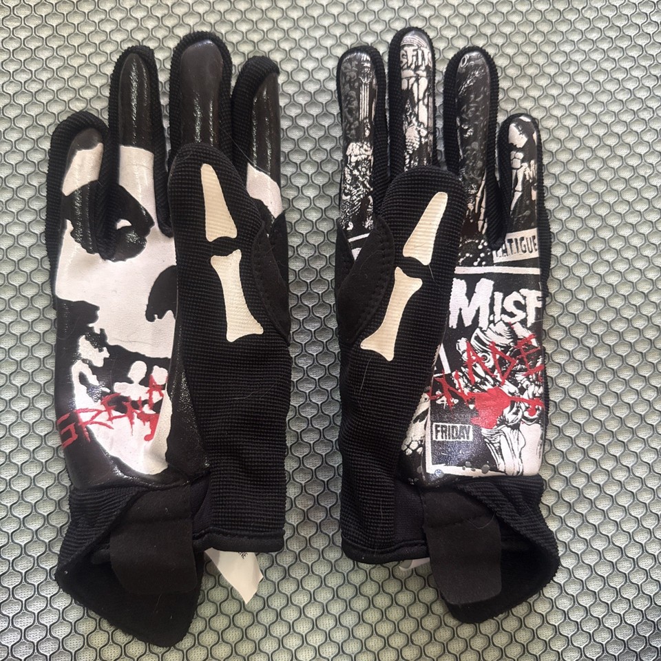 XS / S Grenade Misfit Pipe Glove Red White Black Finger Style Gloves ...