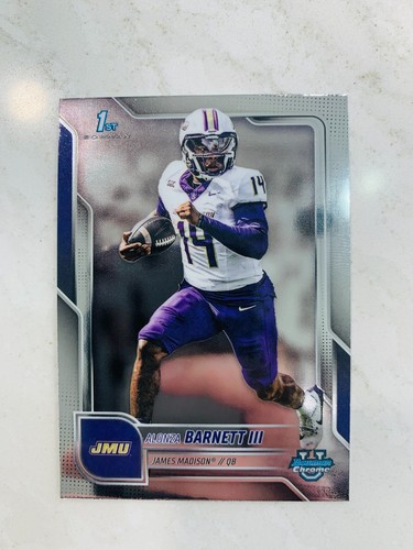 2025 Bowman University Chrome #35 Alonza Barnett III James Madison | eBay