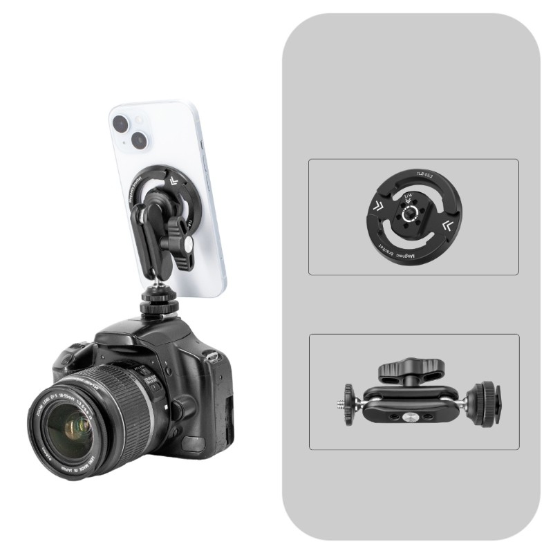 Universal Metal Mounting Base Aluminum for Camera Equipment & Handheld ...