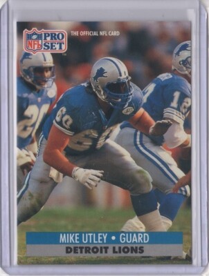 MIKE UTLEY 1991 Pro Set Final Update RC Rookie #849 Lions | eBay